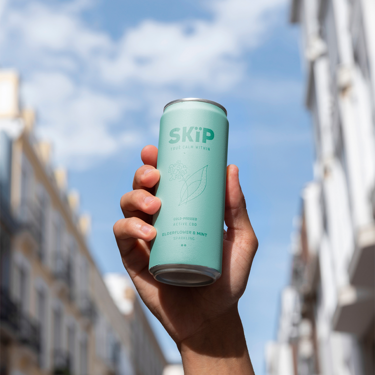 Cold-Pressed Sparkling CBD Drinks – Skip